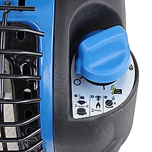 Portable Space Heater - 4000-7000 BTU Portable Propane Heater Non-Electric Gas Appliance with 225 SqFt Coverage