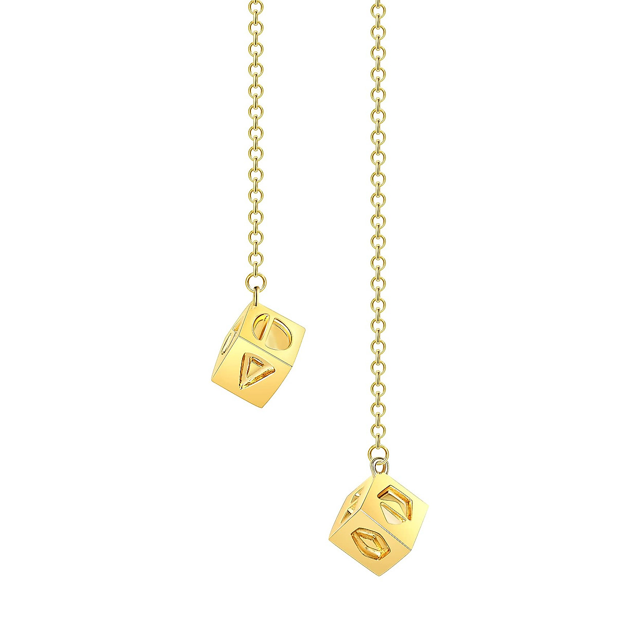 HANRESHE Han Solo Dice Keychain Lucky Last Jedi Smugglers Charm Gold Bracelet Men Jewelry Han Solo Dice for Car Mirror