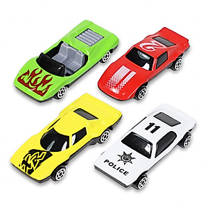 KidPlay Kids Die Cast Toy Race Car Set Assorted Colors Boys Toy Vehicles 50pc