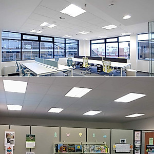 Romwish U Shaped LED Tube Lights, T8 T12, 18W(40W Equiv.), 6000K Super Bright, 2000LM, Fluorescent Light Tube Replacement, Ballast Bypass, Dual-Ended Powered, Clear Cover, 4 Pack