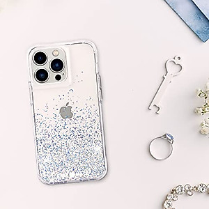 Case-Mate iPhone 13 Pro Case - Twinkle Ombre Stardust with 10ft Drop Protection & Wireless Charging - Luxury Bling Glitter Case for iPhone 13 Pro, Anti Scratch, Shock Absorbing Materials