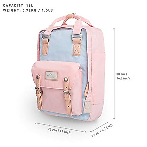 Doughnut Macaroon 16L Travel School Ladies College Girls Lightweight Casual Daypacks Bag Backpack
