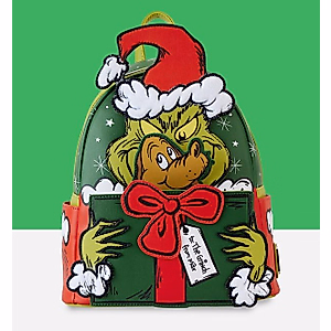 Loungefly Dr. Seuss' How the Grinch Stole Christmas! Santa Cosplay Mini Backpack