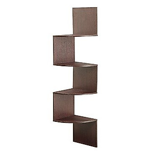 4D Concepts Hanging Corner Storage, Cherry
