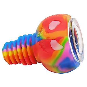 KUVIS Silicone Wax Straw with Glass Bowl Multi-use