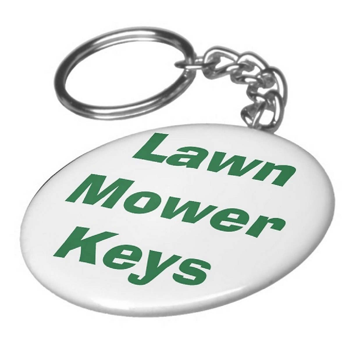 A&T Designs Lawn Mower Keys 2.25” Keychain Mowing