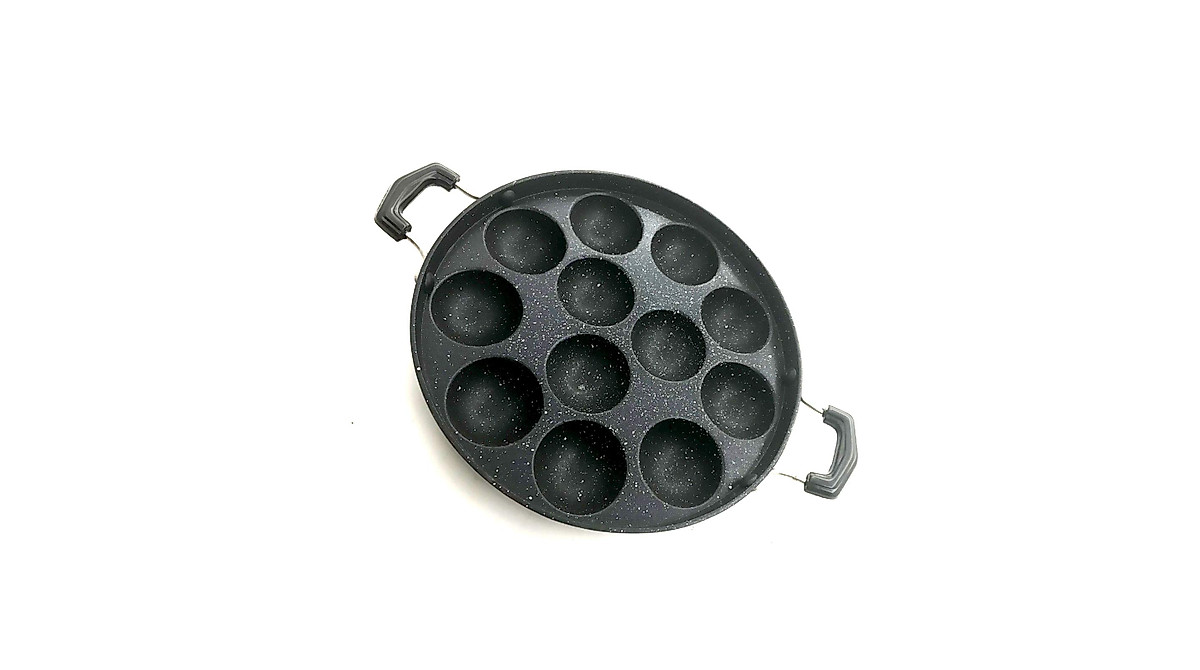 Non Stick Appam Pan with Lid - Healthy Cooking Made Easy