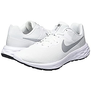 Nike Revolution 6 Nn Mens Running Trainers Dc3728 Sneakers Shoes (UK 8.5 US 9.5 EU 43, White Wolf Grey Pure Platinum 100)