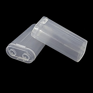 Honbay 10PCS Plastic Clear Storage Case Storage Box