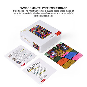 Blue Kazoo The Artist Series - Artfully Designed 1,000-Piece Art Jigsaw Puzzles for Adults Crafted with Premium Puzzle Board and Crisp, Vibrant, and High-Res Imagery