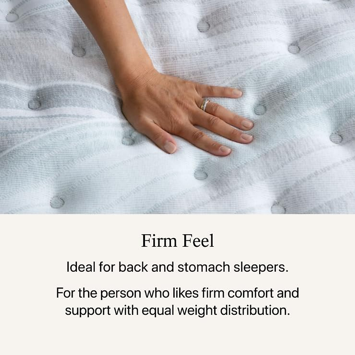 Beautyrest Harmony Lux Anchor Island 12.5" Firm Queen Mattress - Cooling Technology, CertiPUR-US Certified Memory Foam, Recycled Materials, Supportive Pocketed Coils and Edge Support