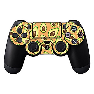 MightySkins Skin Compatible with Sony Playstation DualShock PS4 Controller Case wrap Cover Sticker Skins Orange Avocados