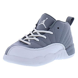 Jordan Baby Boy's 12 Retro (Infant/Toddler) Stealth/White/Cool Grey 5 Toddler M