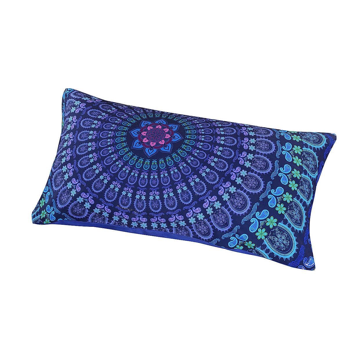 MEILA Duvet Cover Set Luxury Soft Microfiber Bedding Sets Bohemian Mandala Pattern Bedclothes, Queen(90inx 90in), 4 Pieces (1 Duvet Cover+ 2 Pillowcase+ 1 Throw Pillow Case)