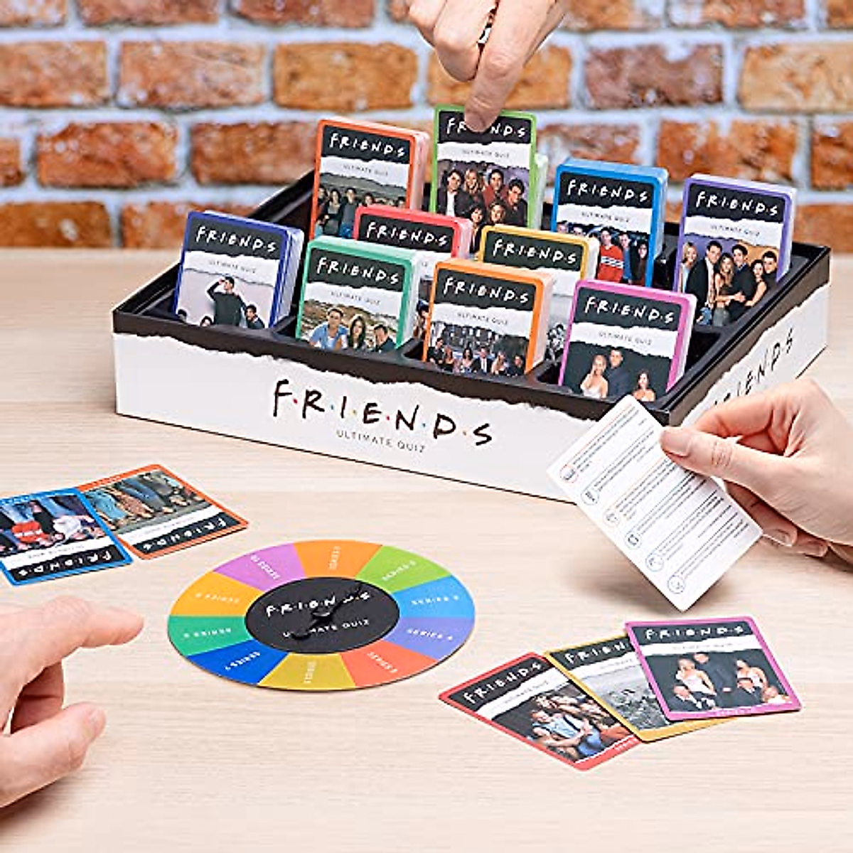 Paladone Friends TV Show Ultimate Trivia Quiz - 391 Double-Sided Quiz Cards - 2000+ Questions - Officially Licensed Merchandise