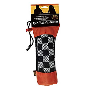 Outside Inside Backpack 5-in-1 Board Games | Compact, Foldable, Magnetic, Travel Size for Camping and Travel