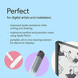 Paperlike 2.0 Pro Bundle - All-in-One Kit Includes Screen Protector for iPad Pro 11" and iPad Air 10.9", Pencil Grips, & Cleaning Kit