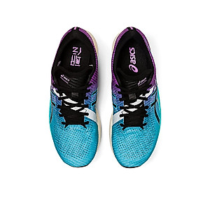 ASICS Women's Magic Speed 2 EKIDEN Running Shoes, 8, Aquarium/Black