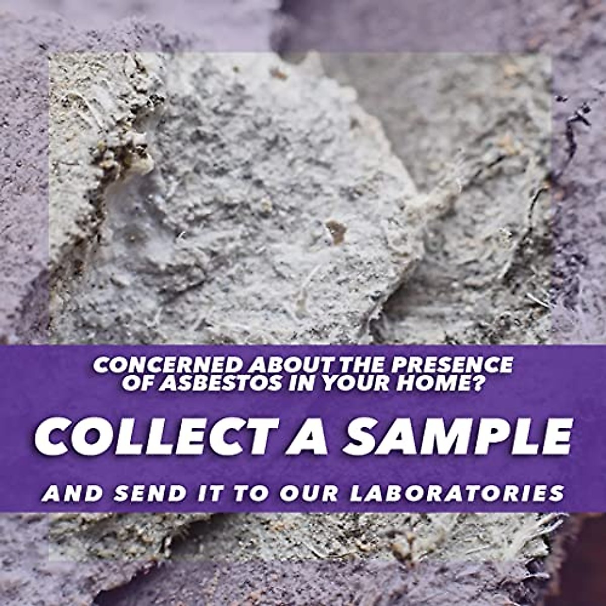 PRO-LAB Asbestos Test Kit - You Collect 2 Samples, We Analyze Them. Emailed Results Within 1 Week (5 Business Days) Includes Return Mailer and Expert Consultation. Lab Fee Included