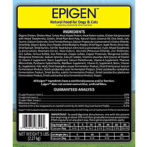 Wysong Epigen Canine/Feline Dry Diet - Dog/Cat Food- 5 Pound Bag (WDCFE5)