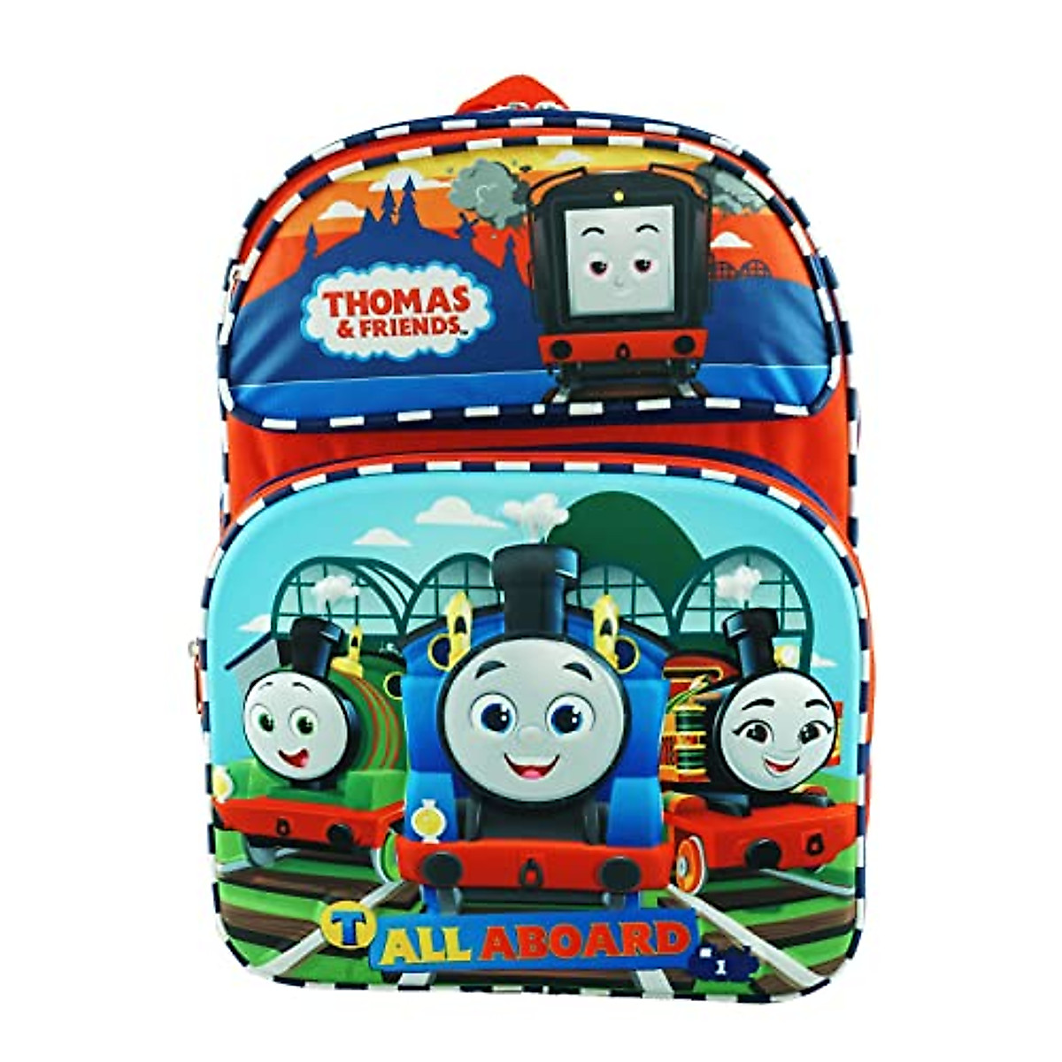 Ruz Thomas and Friends 3-D EVA Molded 16 Inch Backpack