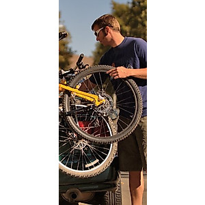 Allen Sports Deluxe 2-Bike Trunk Mount Rack, Model 102DB, Black/ Silver, 23 x 15 x 4 inches