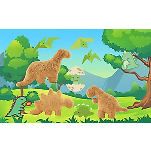 YAUYUOO Rainbow Family Plush Dino Pillow Plush Gift Ideas for Boys and Girls (Yellow)