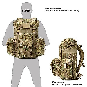 MT Military ALICE Pack Internal frame Army Survival Combat ALICE Rucksack Backpack