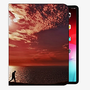Wugao New iPad Pro 11 Inch Case 2021(3rd Gen)/2020(2nd Gen) with Pencil Holder,Africa Light Lighthouse Full Body Protective Filio Smart case Cover