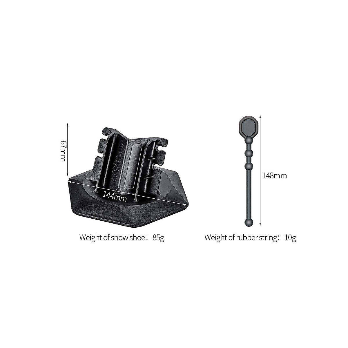 Leofoto TFW-2 Set of 3 Universal Snow Shoes/Sand 144mm Feet for Tripod