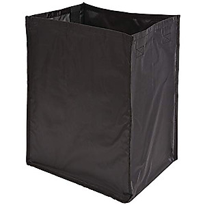 TAG Hardware Full Extension Pullout Laundry Hamper with Removable Bag Polished chrome (18" W 1 removable large bag)