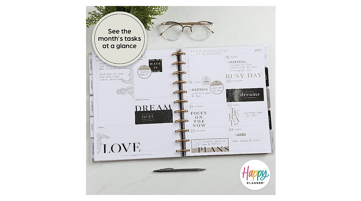 Happy Planner 2023 Daily Diary & Calendar - Stay Organized