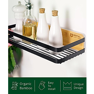 ROYAL CRAFT WOOD Bathroom Shower Caddy Organizer