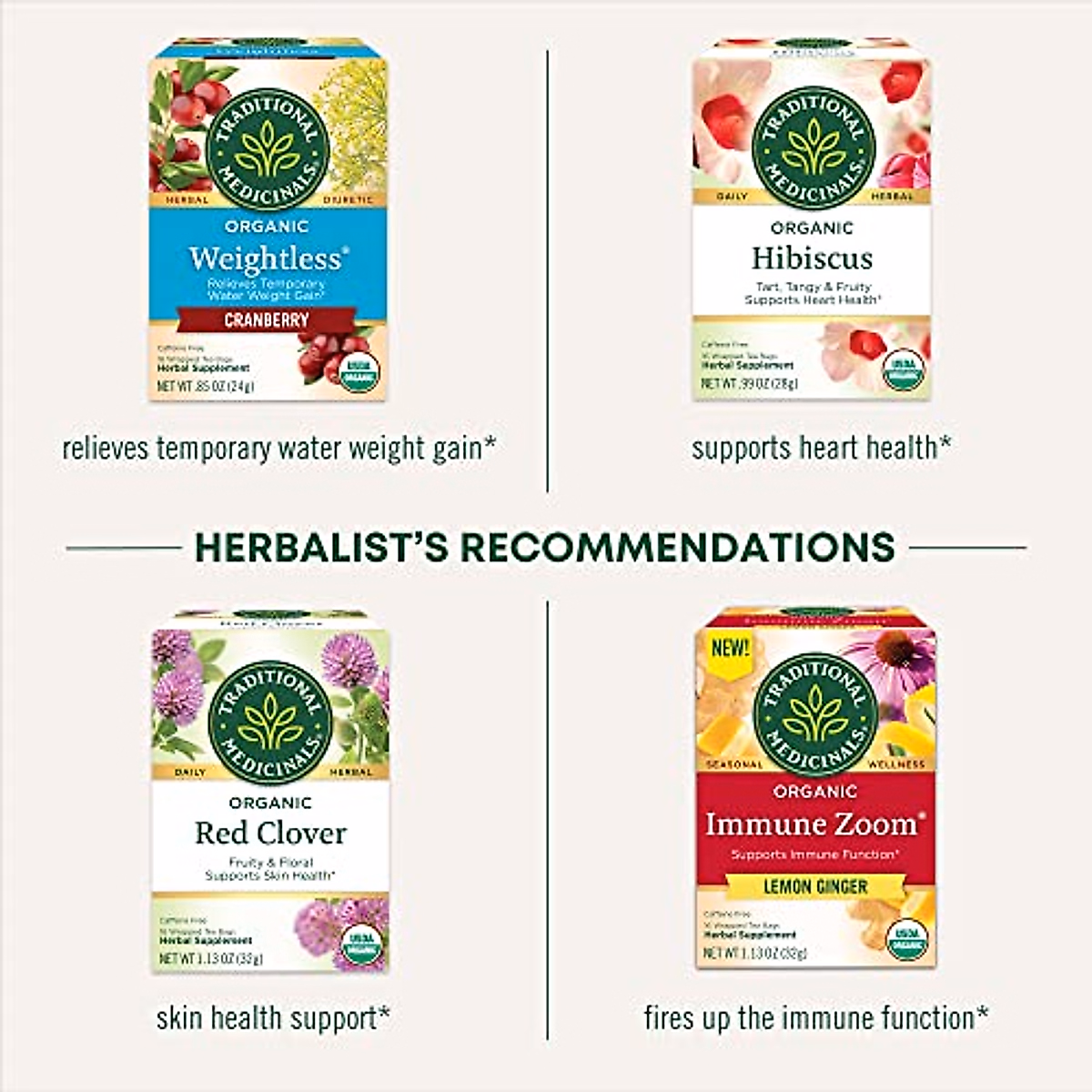 Traditional Medicinals Organic Roasted Dandelion Root Herbal Leaf Tea, 16 Tea Bags (Pack of 6)