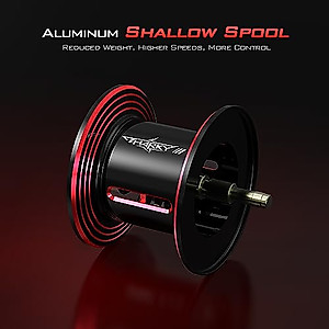 KastKing Sharky III Baitcasting Reel, Gear Ratio 7.2:1, Left Handed