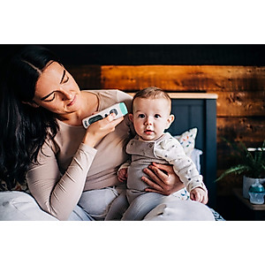 Tommee Tippee Digital No Touch Forehead Thermometer for Baby | Fast 2 Second Results | Fever Indicator | Memory Function