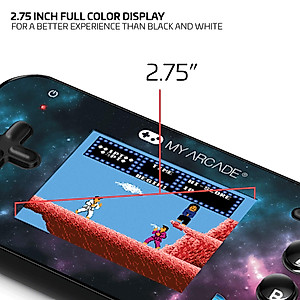My Arcade Gamer V - Handheld Gaming System - 220 Retro Style Games Plus 8 Data East Classics