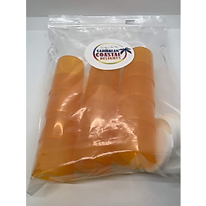 Caribbean Coastal Delights Plastic Vials with Snap Cap 30 Dram - 12 Per Bag