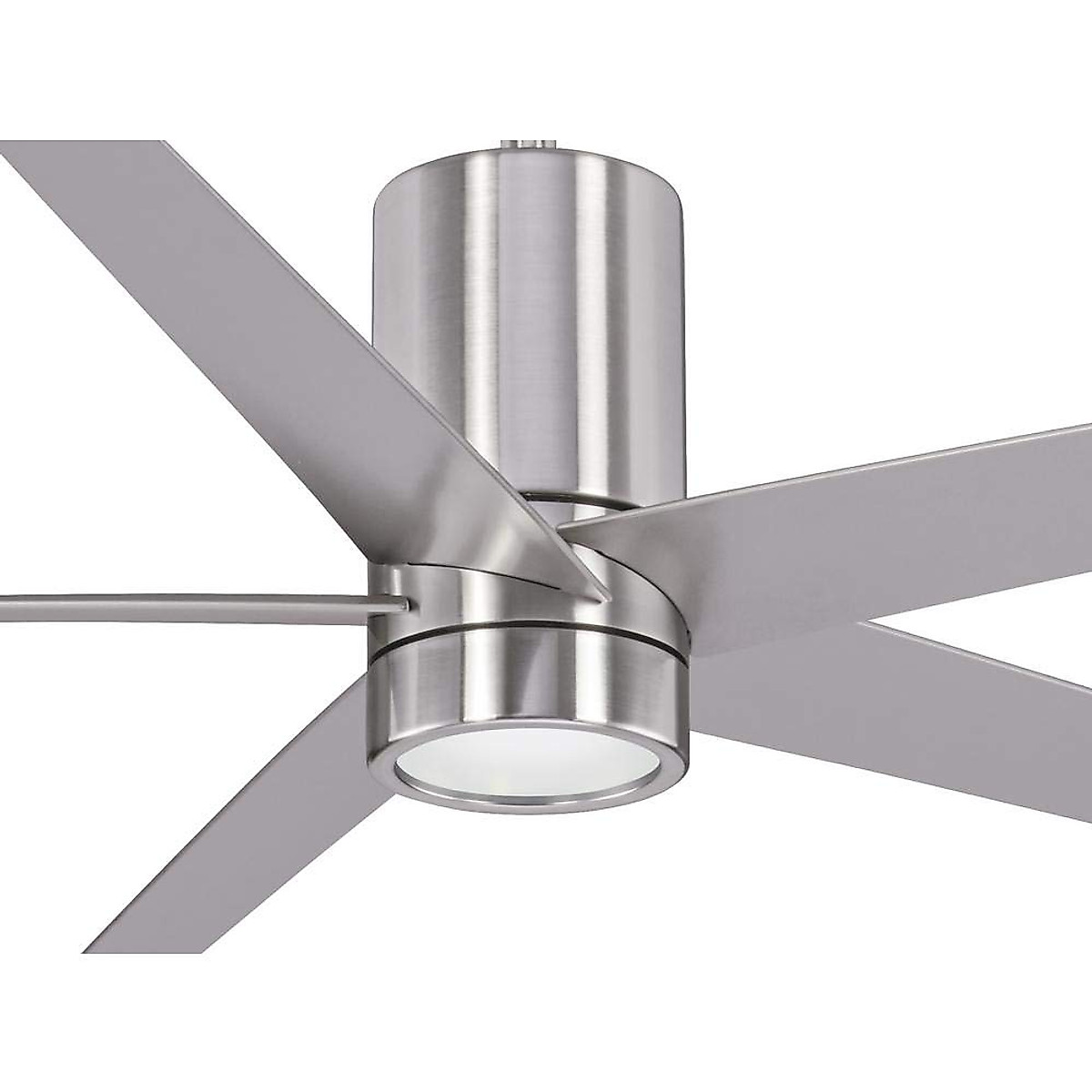 Minka Aire Symbio 56 in. Integrated LED Indoor Brushed Nickel Ceiling Fan with Light with Remote Control