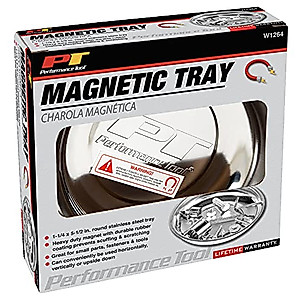 Performance Tool W1264 Magnetic Tray,Silver