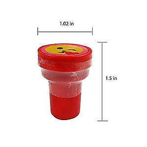 Tiny Mills 50 Pcs Emoji Assorted Stamps for Kids Self-Ink Stamps (50 Different Designs) for Emoji Birthday Party Favors,Goodie Bag Pinata Fillers, Game Prizes, Classroom Rewards, Teacher Stamps