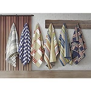 Eddie Bauer Home - Queen Quilt Set, Cotton Reversible Bedding with Matching Shams, Home Decor for All Seasons (Fairview Grey, Queen)