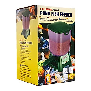 Fish Mate P7000 Large Capacity, Rain-Resistant Pond Fish Feeder