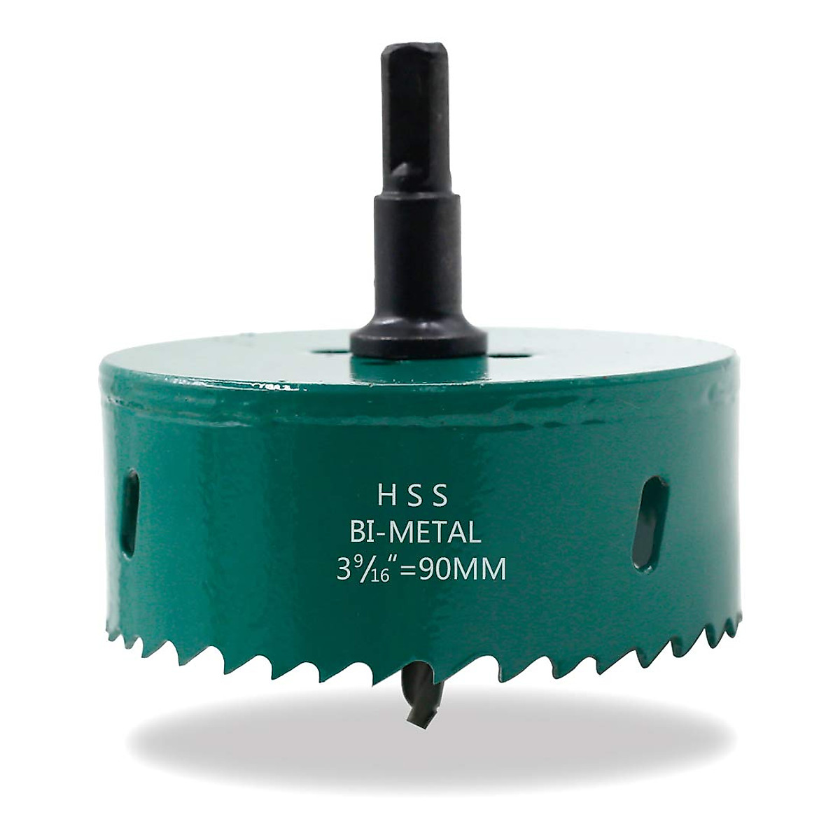 Qjaiune 90mm/3.5" Hole Saw BI-Metal Heavy Duty Hole Cutter for Wood Cornhole Boards, Wood, Plastic, Drywall and Metal Sheet