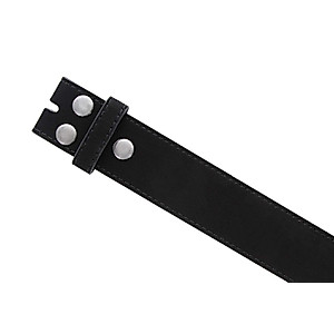 Casual Suede Leather Belt Strap for Women 1 1/2" Wide (Black, 34)