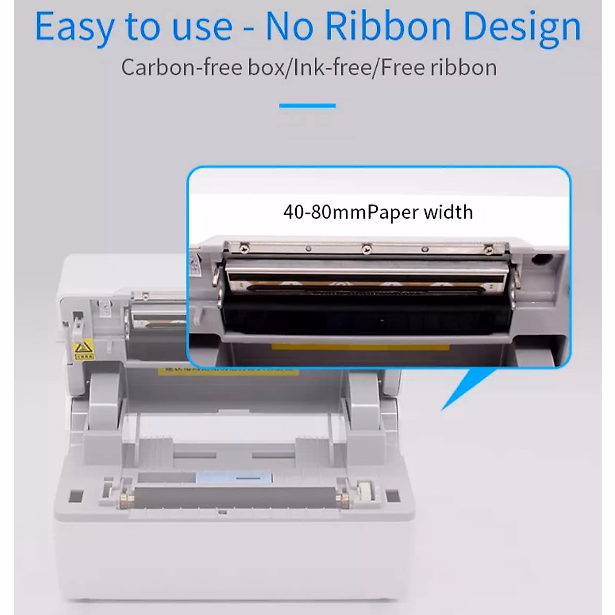 3 Inch 80mm USB Desktop Thermal Barcode Sticker Label Printer