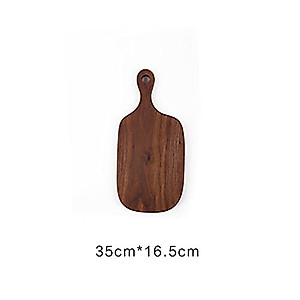 GINHA Charger Plate Black Walnut Handmade Pick Board Vegetable Cutting Board Box Board Bread Plate