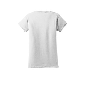 Gildan Ladies Soft Style Short Sleeve T-Shirt (S) (White)