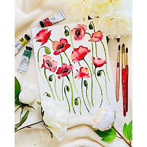 Art Philosophy® Artist Grade Watercolor Tubes Permanent Red