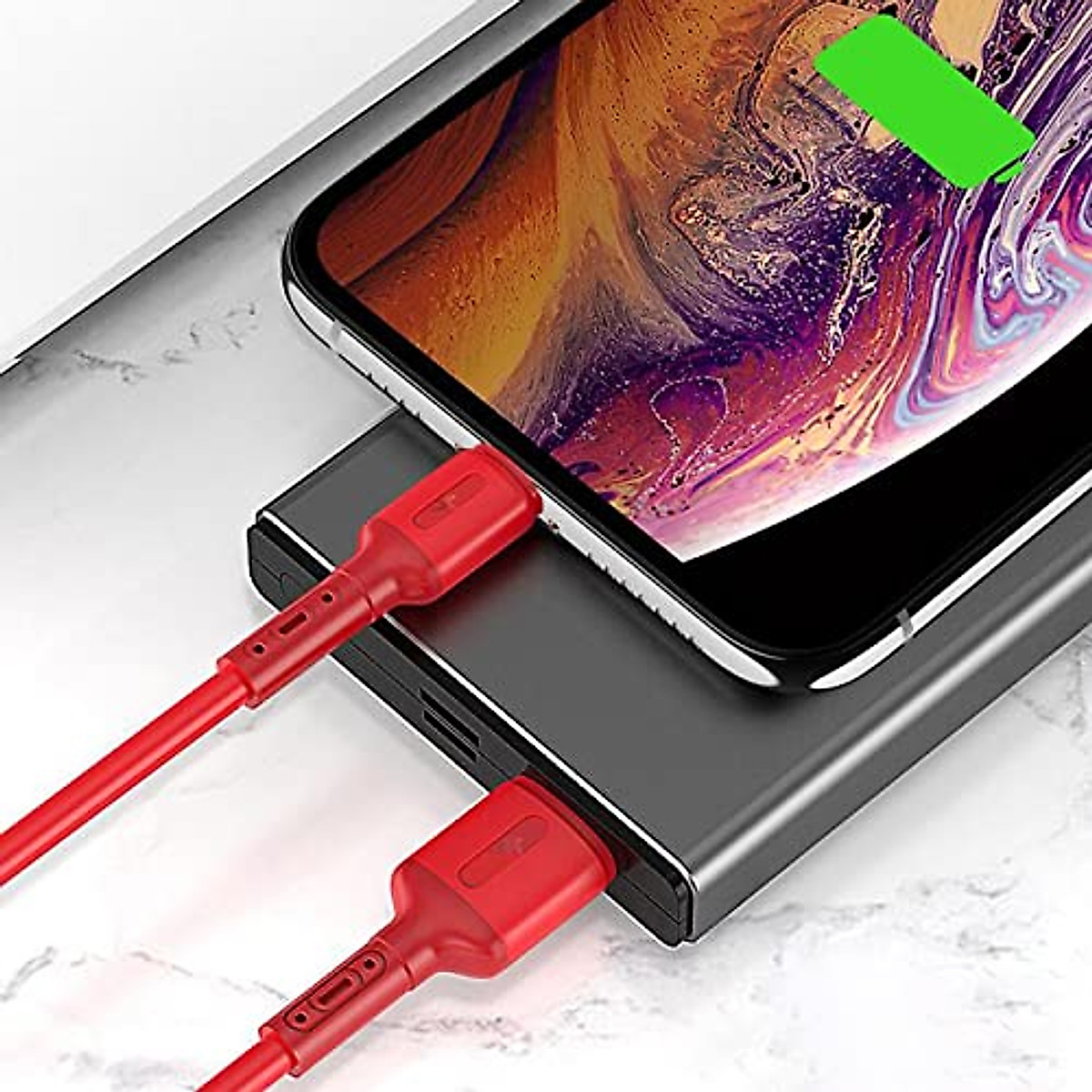 BGNTBUK 713 2m Silicone Data Cable Mobile Phone Color Fast Charging Line Liquid Soft Plastic Flash Charging Cable Suitable for Tpye C Charging Port Hyper Cable